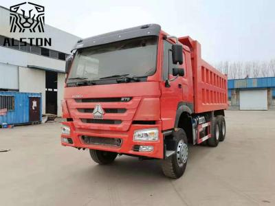 중국 물통은 12.00R20 타이어를 가진 Howo 6x4 팁 주는 사람 트럭 371HP 18.6M3를 사용했습니다 판매용