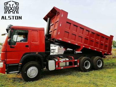 중국 물통은 12.00R20 타이어를 가진 Howo 6x4 팁 주는 사람 트럭 371HP 18.6M3를 사용했습니다 판매용