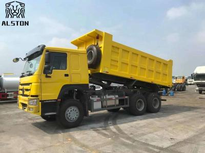 중국 중고 Sinotruk Howo 원래 10 바퀴 덤프 팁 주는 사람 트럭 6x4 40 톤 판매용