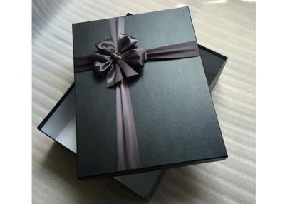 Cina Rivestimento UV rigido nero stampato logo della scatola di carta con il vassoio interno di carta in vendita