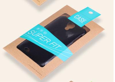 Cina Iphone 7 casi/scatole d'imballaggio di elettronica che piegano forma con laminazione opaca in vendita