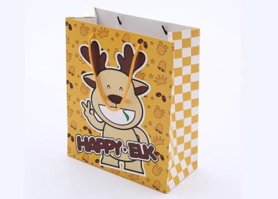 Cina sacchetti della spesa opachi della carta della laminazione 250g con l'imballaggio su ordinazione di logo in vendita