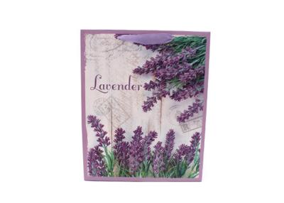 Cina La borsa d'imballaggio/abitudine della carta patinata del regalo di progettazione della lavanda ha stampato i sacchetti della spesa in vendita