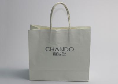 Cina I sacchetti della spesa della carta kraft Con la maniglia torta della corda/il regalo Libro Bianco insacca in vendita