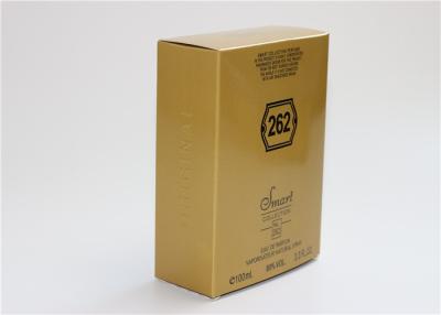 Cina Contenitore di regalo di carta di lusso di timbratura caldo, logo d'imballaggio di abitudine delle scatole del profumo in vendita