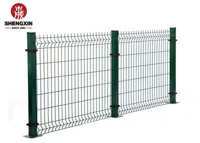 Cina Il doppio cavo della posta rotonda della pesca ha saldato Mesh Fence Green Pvc Coated decorativo in vendita