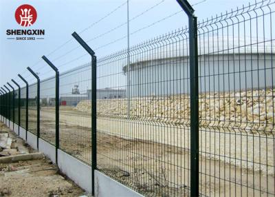 China Gebogen 50x100mm 3D Draadomheining Gegalvaniseerd Ondergedompeld Metal Frame Hot Te koop