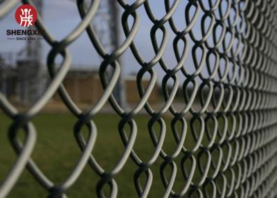 Cina campo sportivo del cavo di forma di Mesh Fence Pvc Coated Diamond del collegamento a catena di 50x50mm in vendita