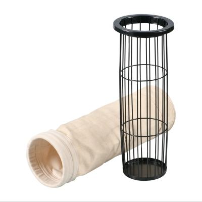 China New Efficient Home Restaurant Dust Removal Stainless Steel Wire Mesh Dust Collector Cage Filter Bag for Filter Bag for sale
