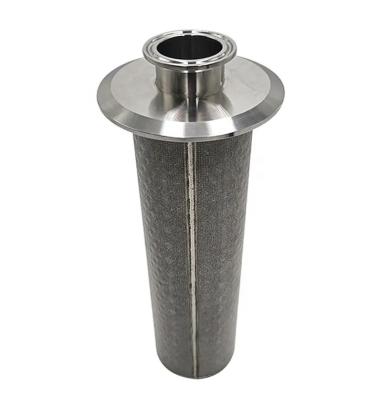 China Sintered Filter element 50 Micron 20 Inch 304 Sintered Stainless Steel Fiber 316l Sintered Wire Mesh Filter element Cartridge for sale