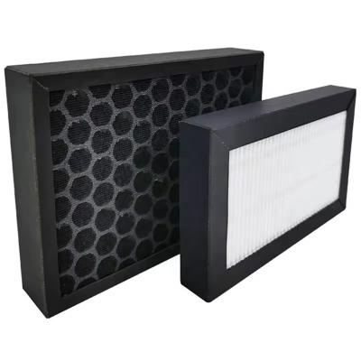 China Wholesale Custom Deodorizing Formaldehyde Absorb Odour Smoke Charcoal Cloth Panel High Efficiency Activated Carbon Filter for sale