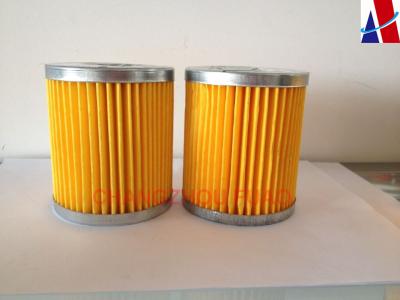 Cina Materiali 80 * 88mm della carta di colore di giallo dell'elemento di filtro dell'aria del motore diesel in vendita