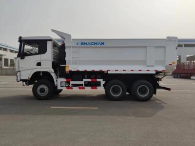 중국 SHACMAN F3000 티퍼 트럭 6x4 380 유로2 화이트-U 상자 판매용