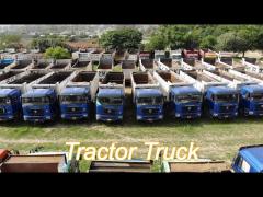 샤크만 F3000 티퍼 트럭 6x4 380hp 유로II 노란색
