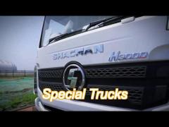 SHACMAN X5000 트랙터 헤드 6x4 460HP 유로V 레드 트럭 트랙터 헤드