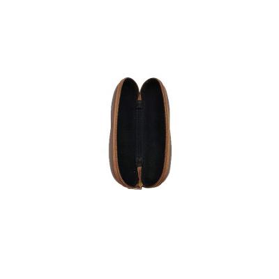 Fashionable PU Leather Sunglasses Case Custom Logo EVA Sunglasses Case