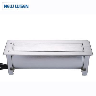 Flip Up Conference Desk Mounted Power Sockets Recessed Power Strip Outlet