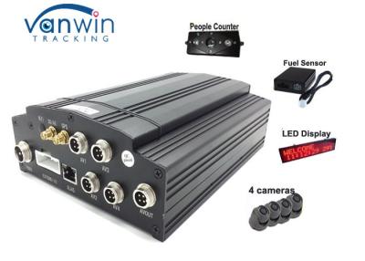 China video de alta calidad de la cámara DVR del coche del vehículo de la tarjeta de 3G HDD&SD con el G-sensor GPS de WIFI en venta