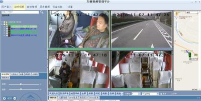 China Ayuda dual AHD 720P del dvr del vehículo del canal de la tarjeta 4 del SD y cámaras análogas en venta