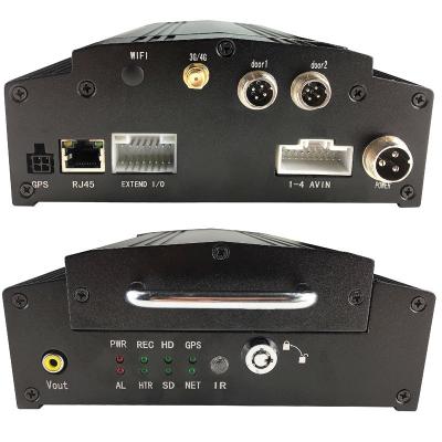 China Dvr móvil del coche contrario del pasajero, alarma electrónica MDVR del IR de la cerca para el sistema de seguridad de la flota del autobús en venta