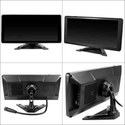 中国 AIカーDVRシステム BSDアラーム 360° 4CH 10.36 インチモニター トラック用レコーダー 販売のため