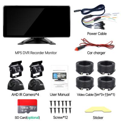 中国 AIカーDVRシステム BSDアラーム 360° 4CH 10.36 インチモニター トラック用レコーダー 販売のため