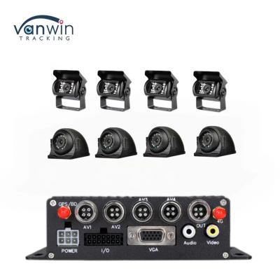 中国 8CH 1080P H.265 HD GPS 車両 モバイル DVR レコーダー 12V 2.5A と 5V 2A 出力 販売のため