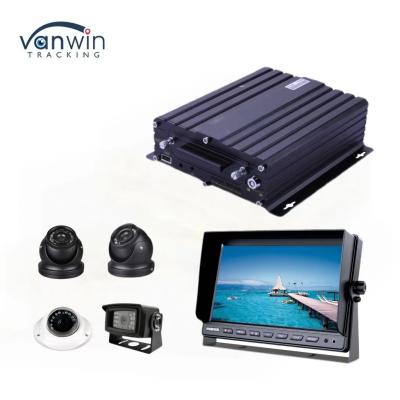 中国 H.265 4CH HD 車両 モバイル DVR 1080P AI カーレコーダー アラーム入力 パルス速度入力 販売のため