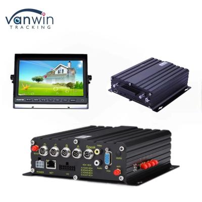 中国 H.265 4CH HD 車両 モバイル DVR 1080P AI カーレコーダー アラーム入力 パルス速度入力 販売のため