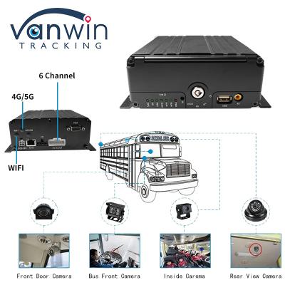 中国 4G 6チャネル H. 265 自動車用モバイルDVR 販売のため