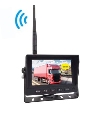 중국 5인치 무선 HD 디지털 DVR 쿼드 스플릿 디스플레이로 트럭 역행 안전 모니터링 판매용