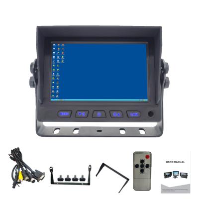 중국 10.1인치 HD TFT LCD 화면 트럭/전차용 방수 차량 디스플레이 DC 12V-24V -30C ~ 80C 밤 모드 판매용