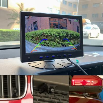 중국 미니 AHD 1080P 방수 앞면 후면 카메라 야간 시력 170° 피시 아이 렌즈 자동차 리버스 백업 카메라 판매용