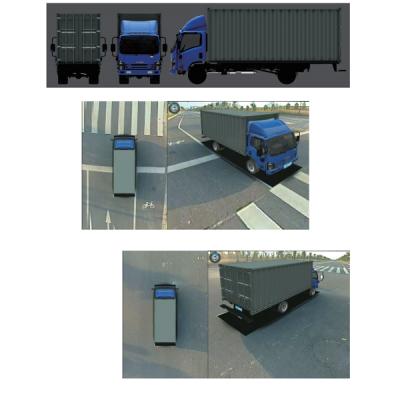 Cina Sistema di telecamere panoramiche 3D Surround 4 lati con visione a 360 gradi intelligente AI 1080P, rilevamento del registratore di guida in vendita