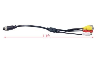 중국 2 RCA 잭 BNC 여성 DC 남성 접합기 M12에 벌거벗은 구리 철사 DVR 부속품 항공 여성 판매용