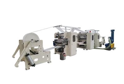 China 1/2 Fold Glue Lamination Hand Towel Paper Making Machine 380V for sale