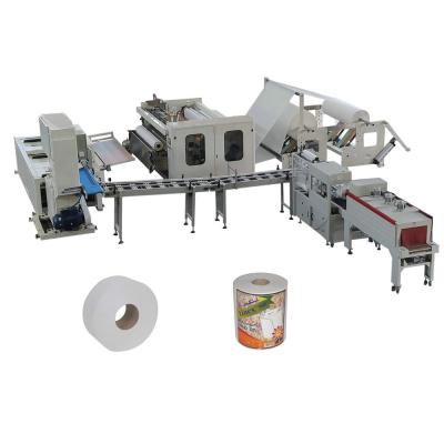 China Het Document die van het het Broodjestoiletpapier van 30KW Jrt Machinespleet maken opnieuw opwinden Te koop