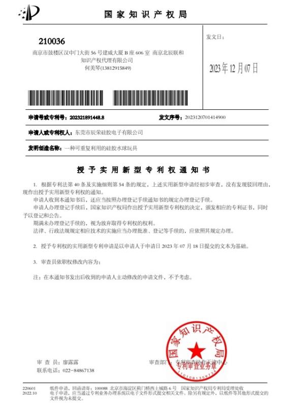 Product patent - Dongguan Libo Silicone Electronics Co., Ltd.