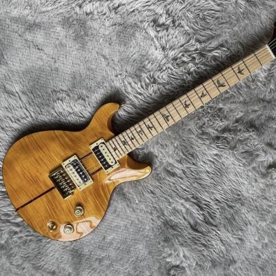 Chine Custom SE Santana Electric Guitar Chrome Part Abalone Bird Inlay Flame Maple Top à vendre