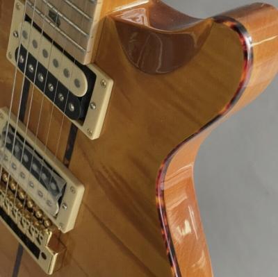 Chine Custom SE Santana Electric Guitar Chrome Part Abalone Bird Inlay Flame Maple Top à vendre