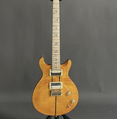 Chine Custom SE Santana Electric Guitar Chrome Part Abalone Bird Inlay Flame Maple Top à vendre