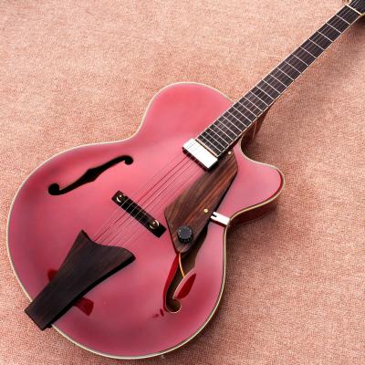 China Custom jazz hollow electric guitar, A piece of pickups Jazz electric guitar, free shipping à venda