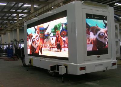 Cina Luminosità mobile Cd/m2 dell'esposizione di LED del camion del Governo esile del ferro 6500 per annunciare in vendita