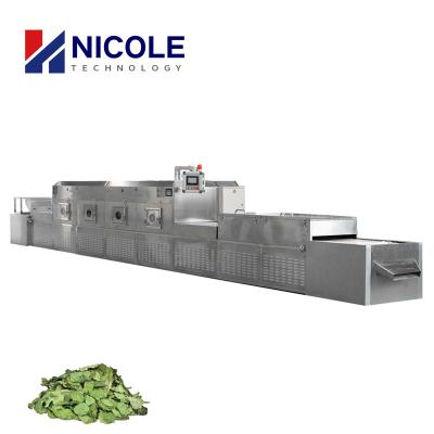 Chine Type commercial de bande de conveyeur de système industriel de micro-onde du SUS 304 de feuille de Stevia à vendre