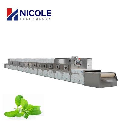 Chine Type commercial de bande de conveyeur de système industriel de micro-onde du SUS 304 de feuille de Stevia à vendre