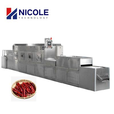 Chine Machine industrielle de assaisonnement de stérilisateur de micro-onde de machine de séchage de poivron rouge à vendre