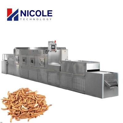 Chine CE du SUS commercial 304 d'Oven Tenebrio Molitor de tunnel à micro-ondes approuvé à vendre