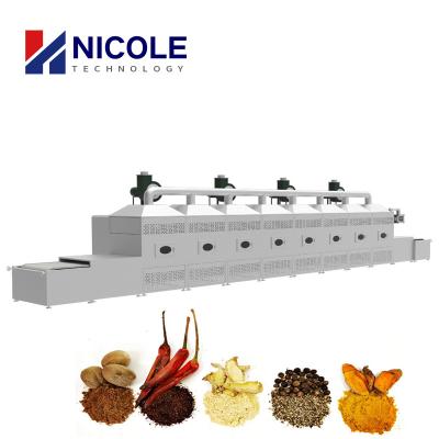 Chine Type machine plus sèche industrielle économiseuse d'énergie de ceinture de tunnel de dessiccateur continu à micro-ondes à vendre