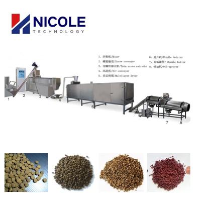 Chine Inoxydable d'extrudeuse d'alimentation des animaux de granules de poissons adapté aux besoins du client à vendre