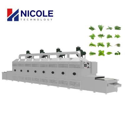 Chine Le type de bande de conveyeur d'équipement d'Olive Leaf Industrial Microwave Dryer a adapté aux besoins du client à vendre